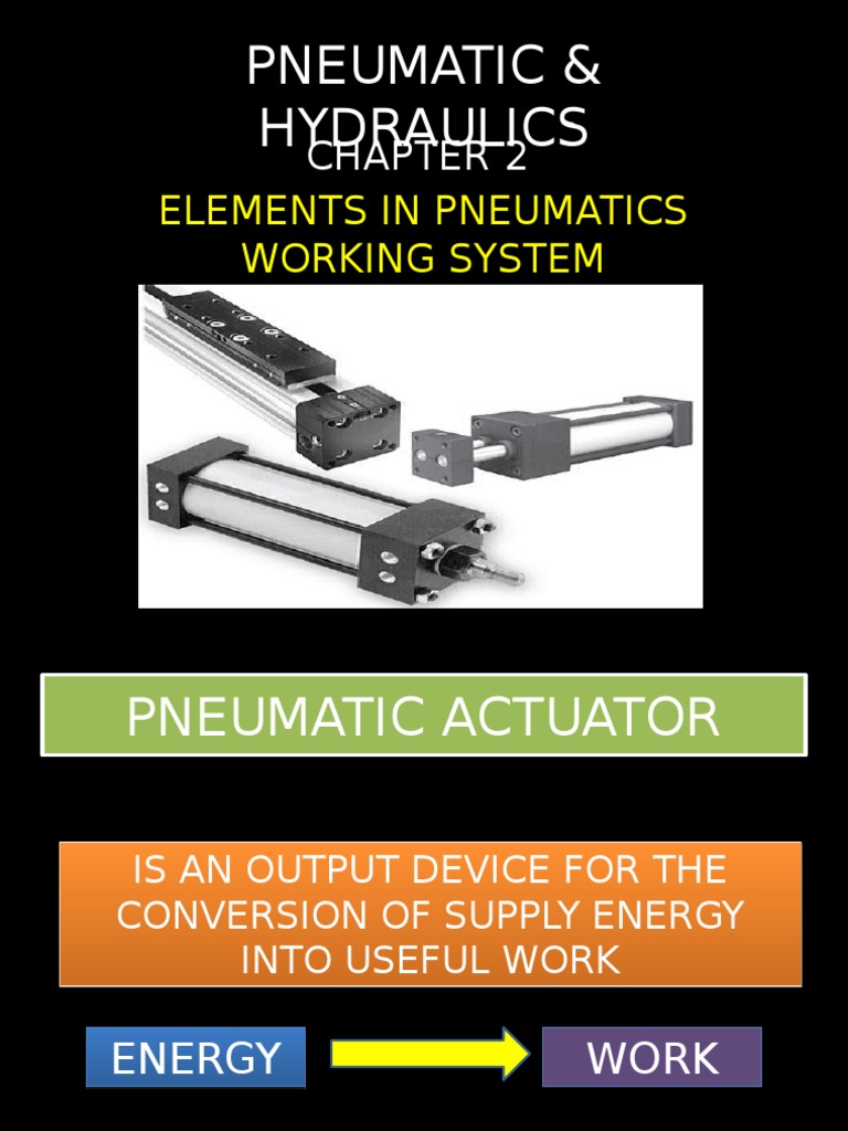 Pneumatic Elements and Systems: An Overview of Pneumatic Actuators ...