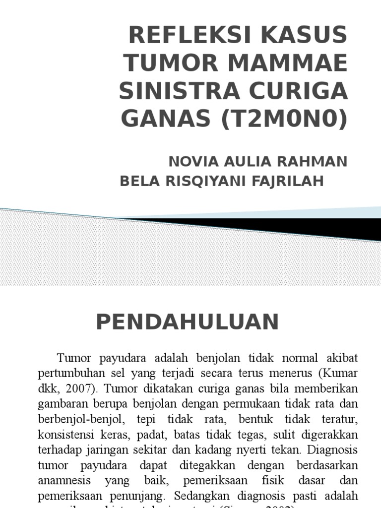 Refkas Tumor Mammae | PDF