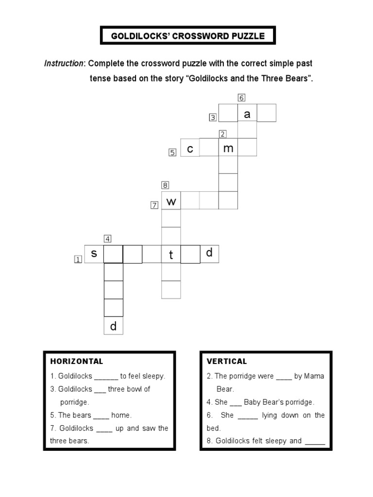 Goldilocks New Practice Sheet | PDF
