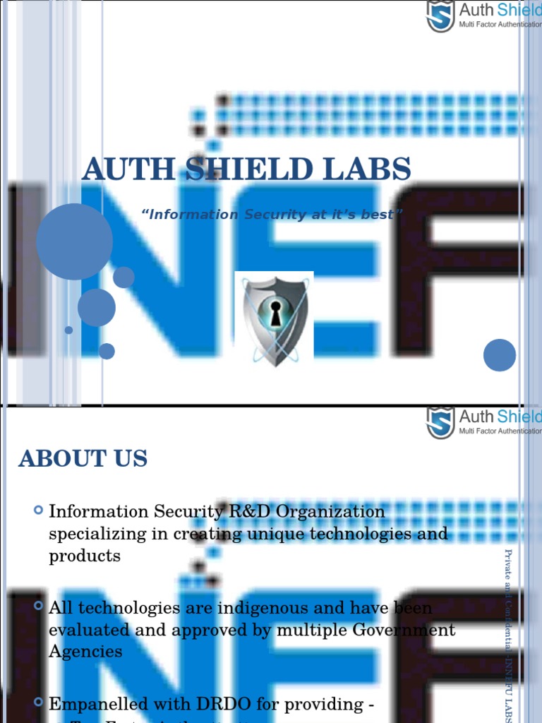 Save Your Information by Auth Shield Two Factor Authentication | PDF | Authentication | Areas Of ...
