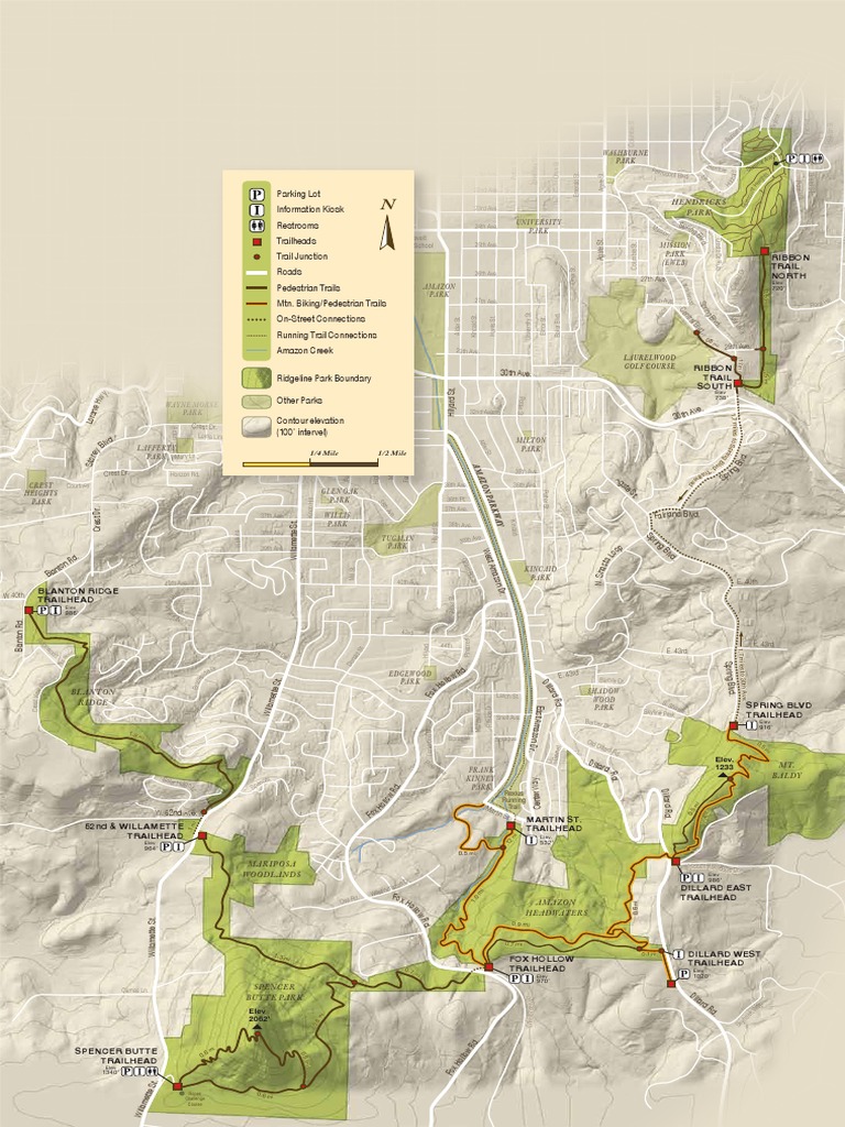 Ridgeline Trail System Map Overview | PDF | Trail | Leisure