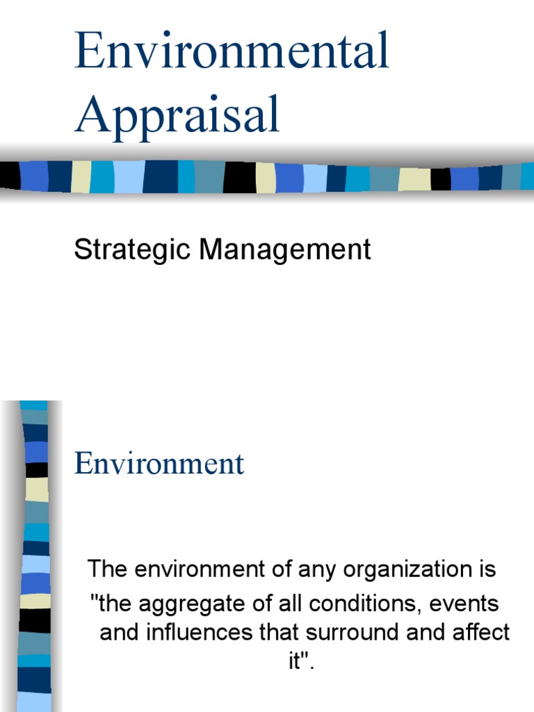 Environmental Appraisal: Strategic Management | PDF | Swot Analysis ...