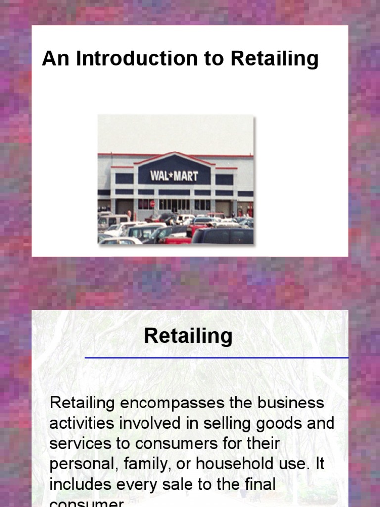 An Introduction To Retailing | PDF | Retail | Strategic Management