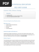 PEP Fitness Assessment and Evaluation Guide | PDF | Evaluation ...