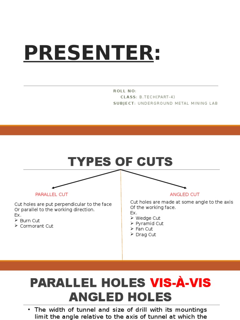 Types of Cuts | PDF