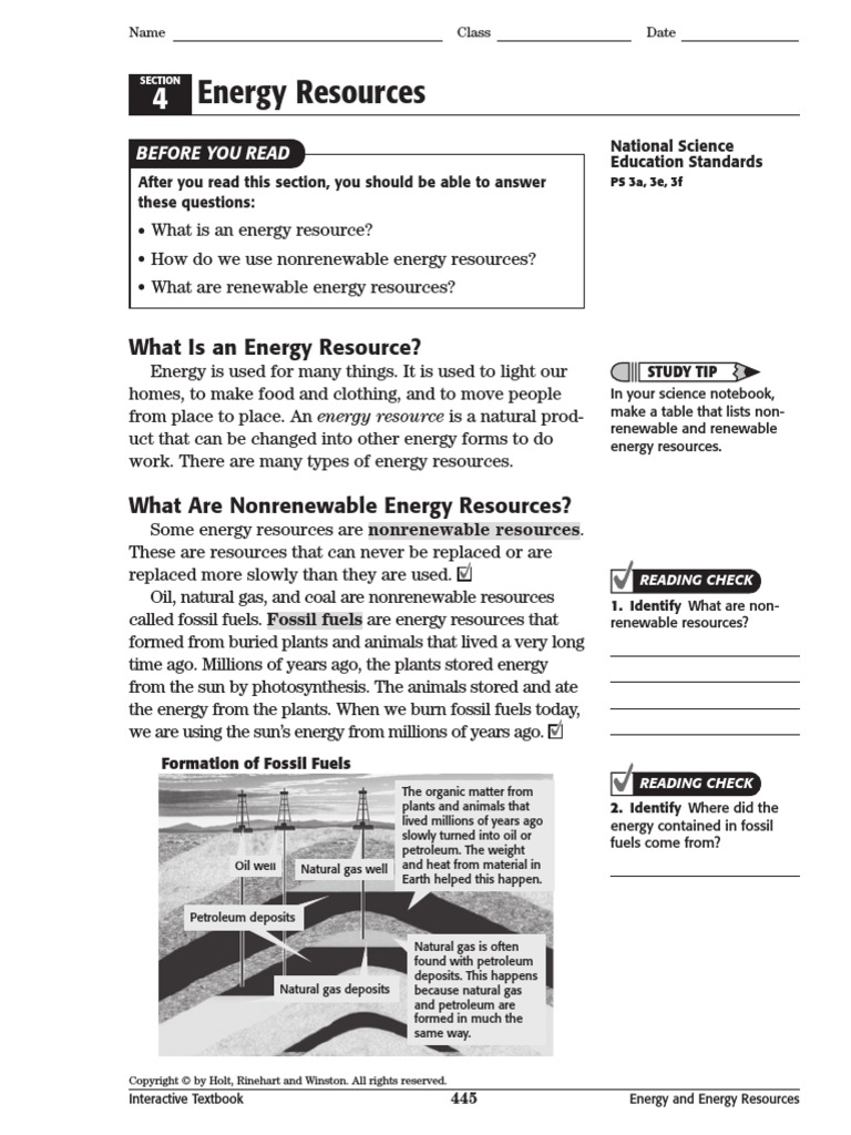 Energy Resources | PDF | Resource | Physical Universe