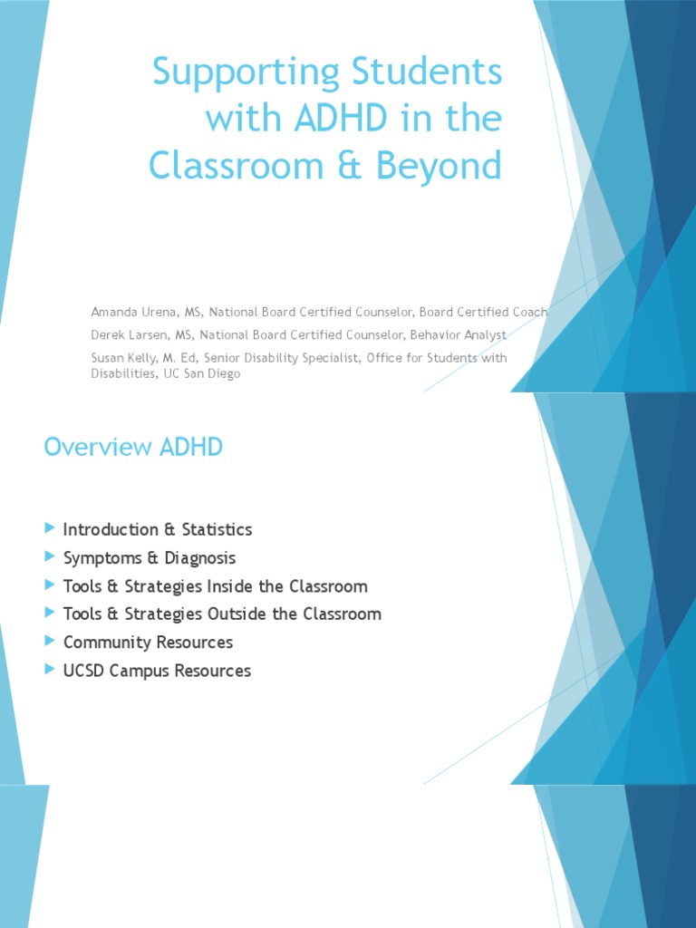 Supporting Students With ADHD in The Classroom & Beyond | PDF | Attention Deficit Hyperactivity ...