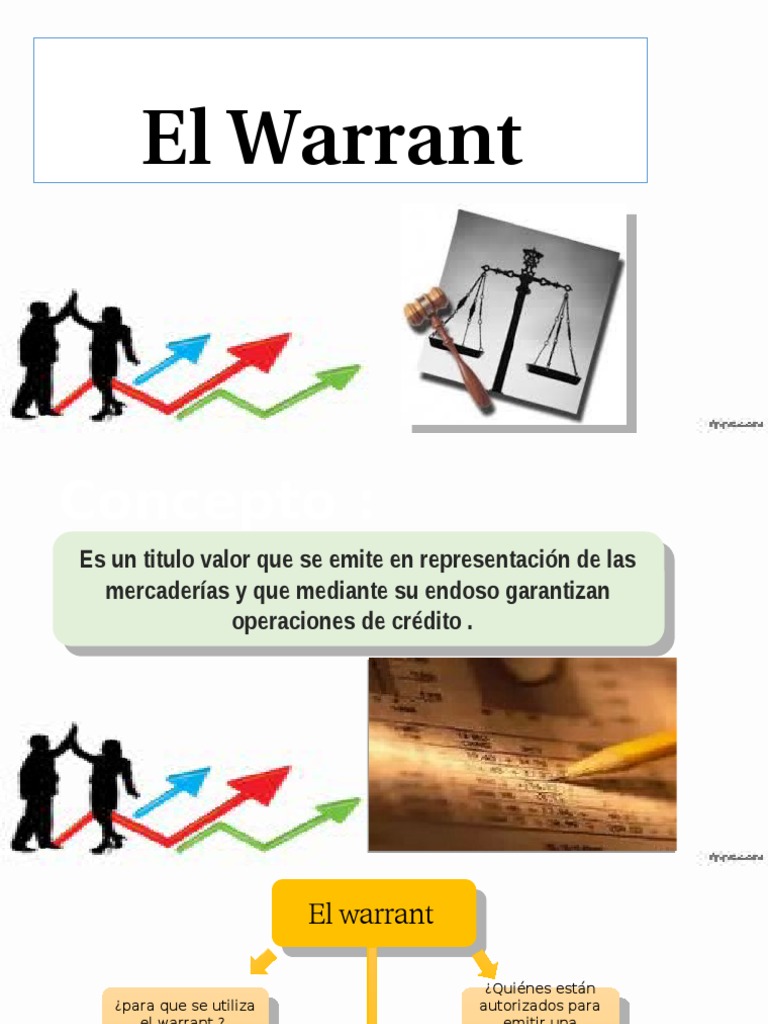 El Warrant | PDF | Warrant (Finanzas) | Compartir (Finanzas)