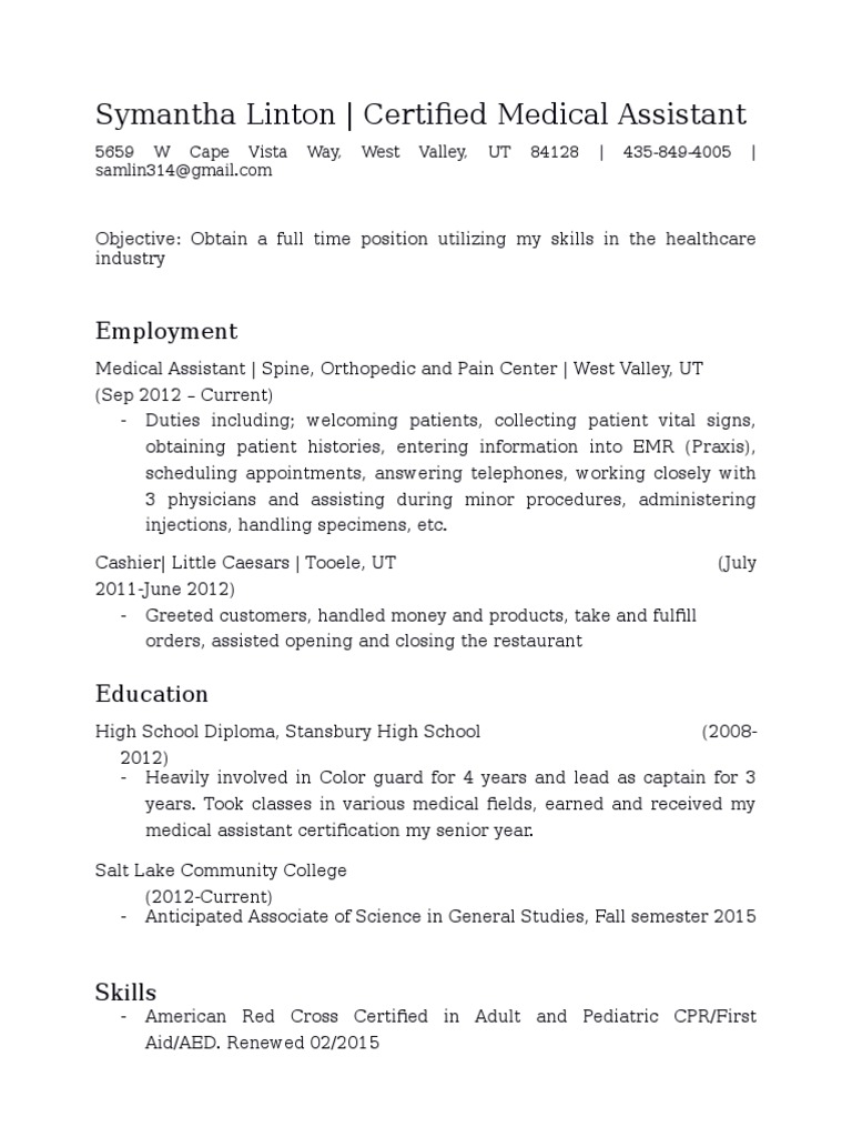 Sams Resume | PDF