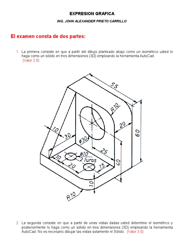 Examen Expresion Grafica | PDF