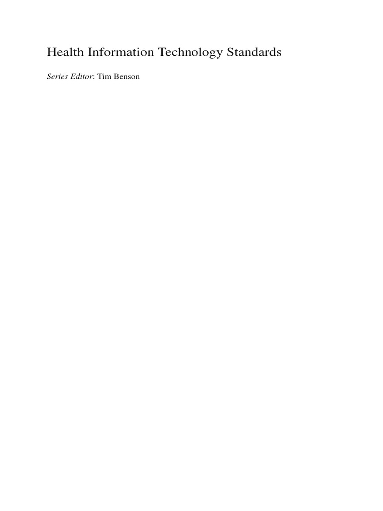 Healthcare Interoperability | PDF | Health Informatics | Hierarchy