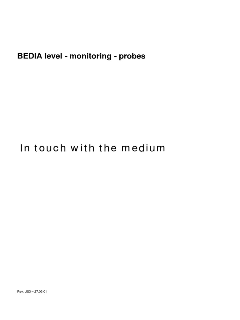 BEDIA Level Monitoring | PDF | Relay | Power Supply