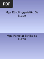 Pangkat Etniko Sa Luzon | PDF