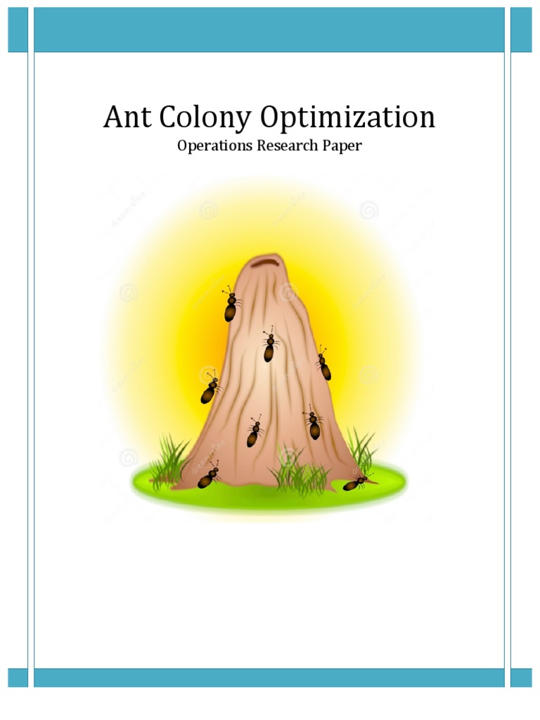 Ant Colony Optimization | PDF | Metaheuristic | Applied Mathematics