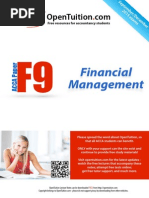 AFM Formula Sheet Summary | PDF