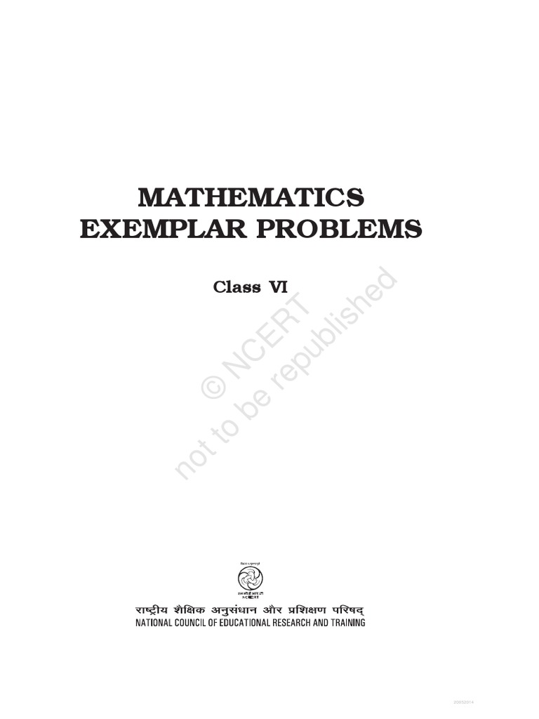 Class 6 - NCERT Workbook - Exemplar Problems With Answers | PDF ...