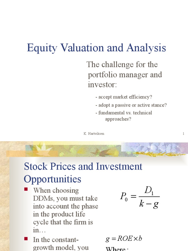 Valuation Models and Techniques: A Comprehensive Guide to Fundamental ...