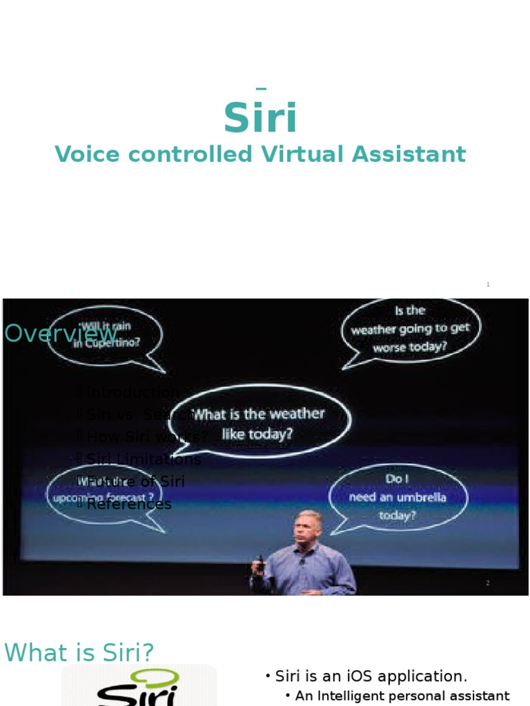 Siri | PDF | Siri | Speech Synthesis