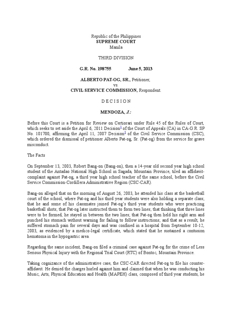 Teacher Dismissal for Grave Misconduct | PDF | Jurisdiction | Witness