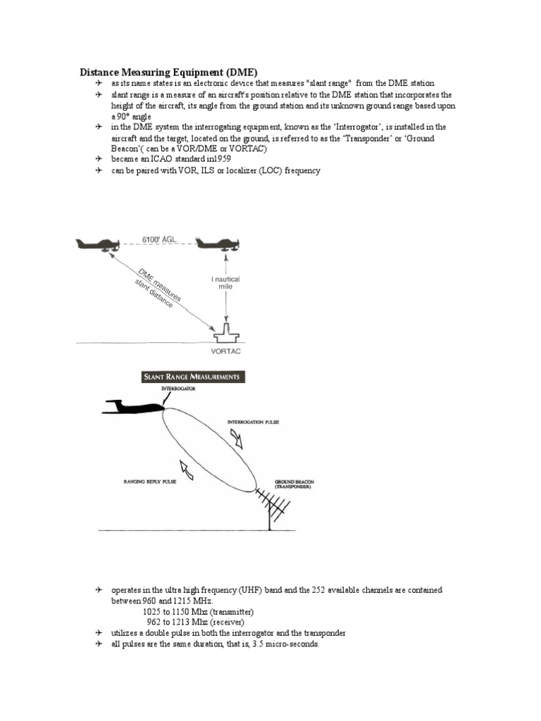 Distance Measuring Equipment | PDF | Science & Mathematics