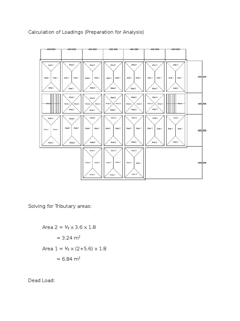 Load Calculations for 4-Storey Design | PDF | Beam (Structure ...