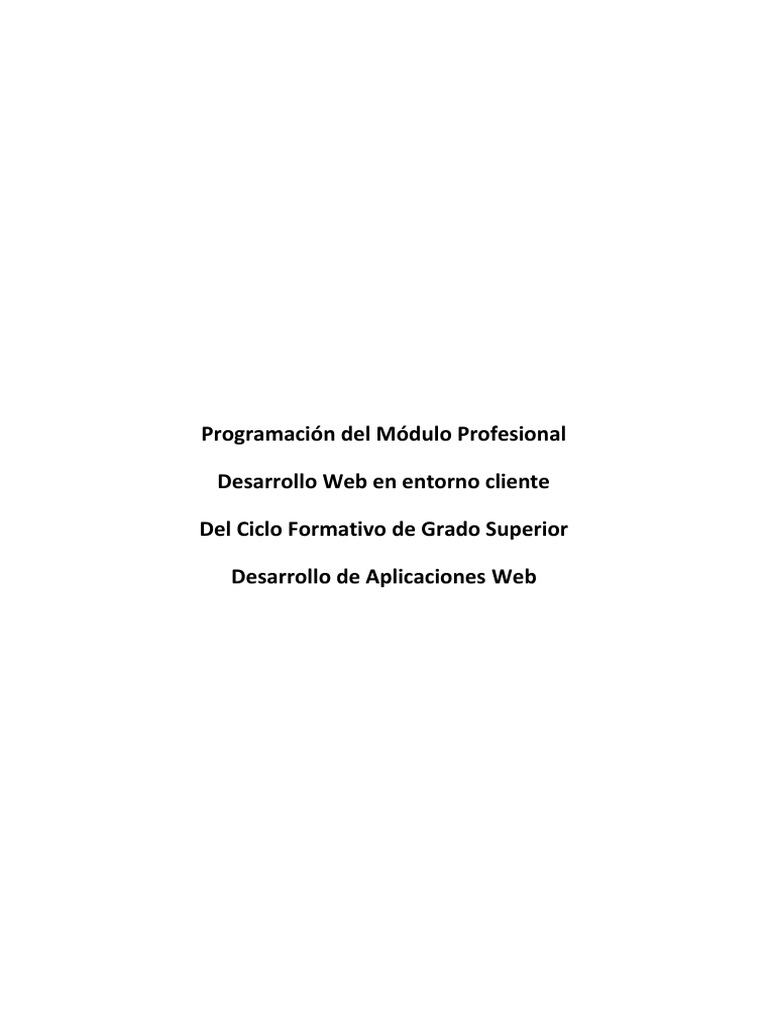 DAW2 Desarrollo Web en Entorno Cliente 2014-15 | PDF | Lenguaje de ...