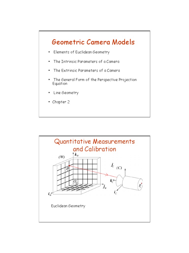 Geometric Camera Models and Calibration | PDF | System Of Linear ...