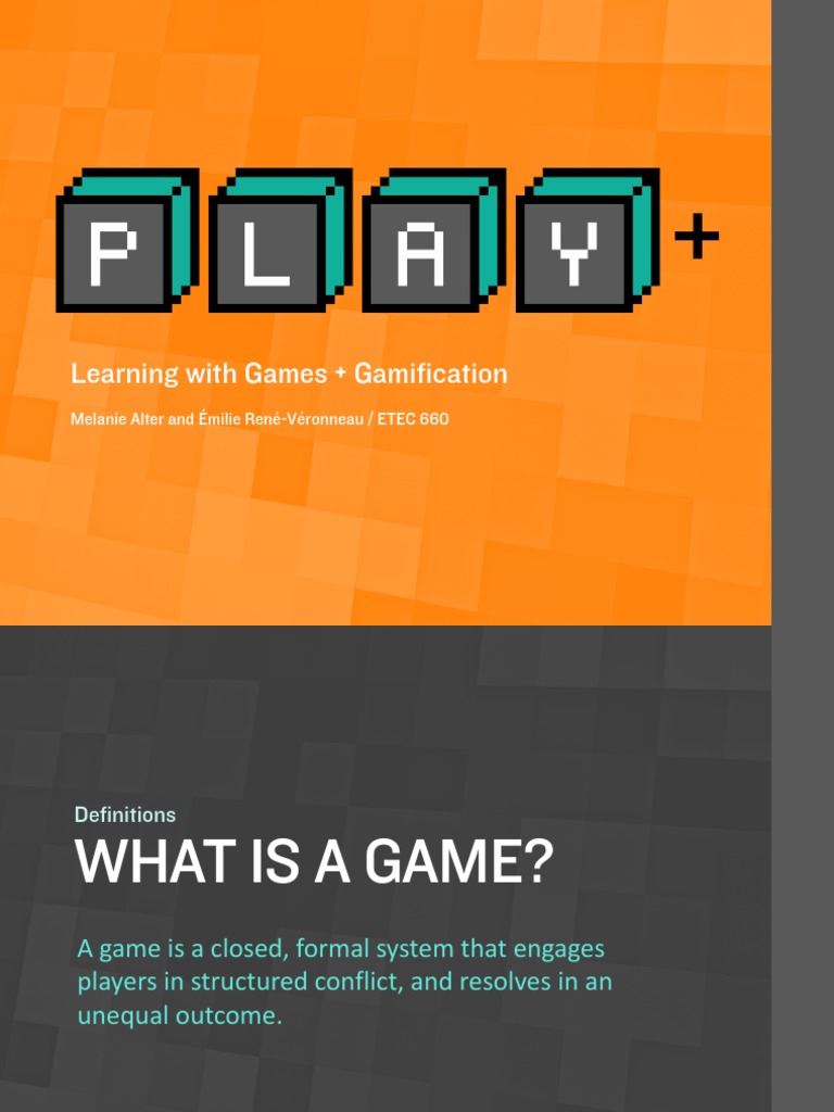 Play: Learning With Games and Gamification | PDF | Learning | Violence