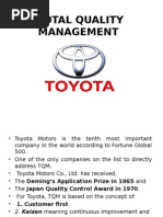 Toyota Implementation of Total Quality Management | PDF | Enterprise ...