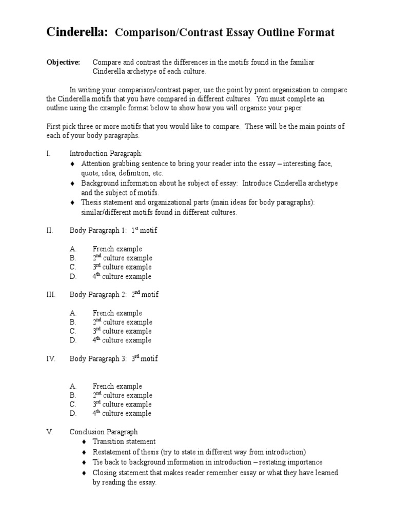 Cinderella Motifs: Cultural Comparison | PDF | Essays | Writing