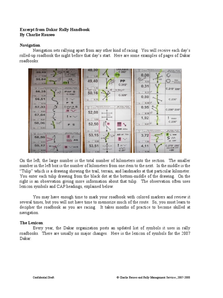 Rally Navigation | PDF | Motorcycle | Navigation