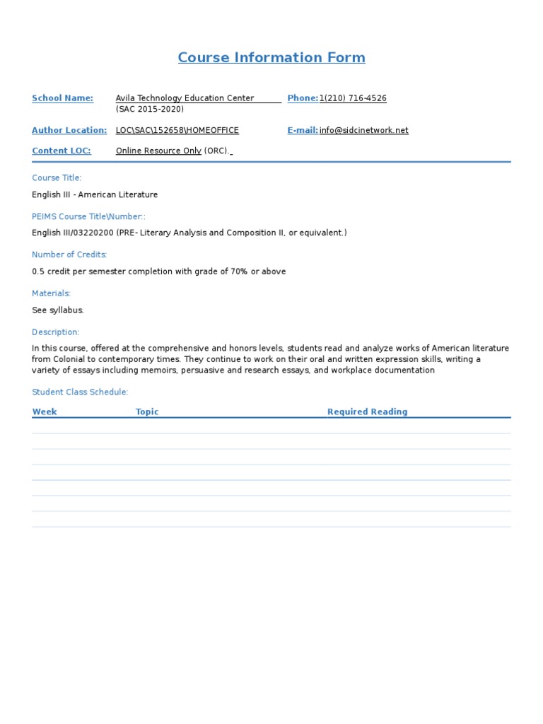 English III | PDF | Language Arts & Discipline | Foreign Language Studies