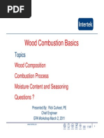 Wood Combustion Heat Values Guide | PDF | Wood | Fuels