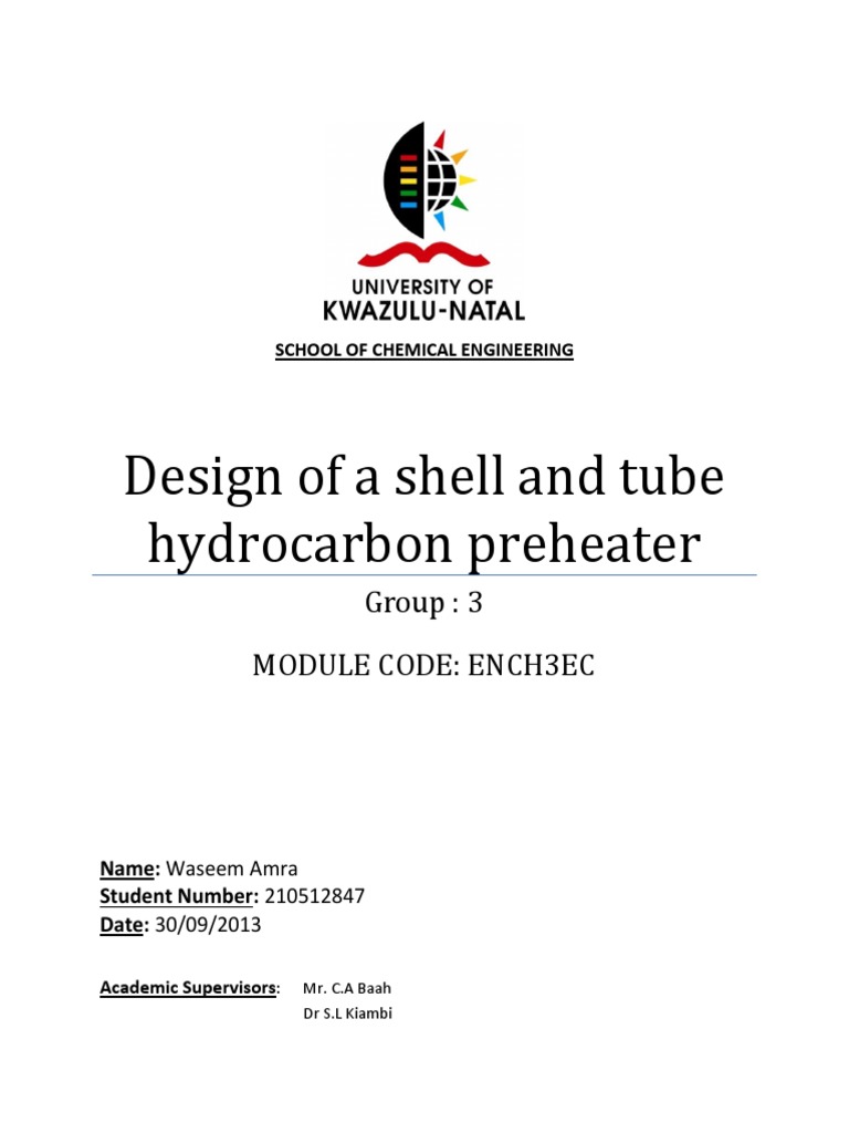 Shell Tube Design Preheater | Download Free PDF | Heat Transfer | Heat ...