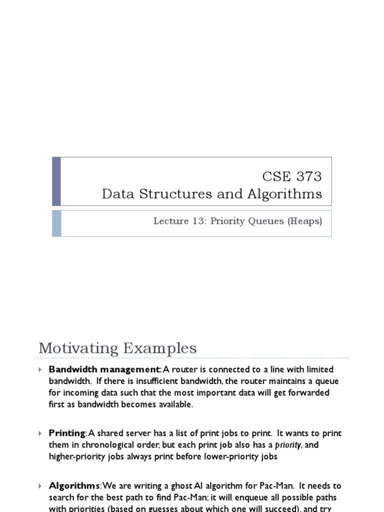 Heap / Priority Queue | PDF | Data Structure | Queue (Abstract Data Type)