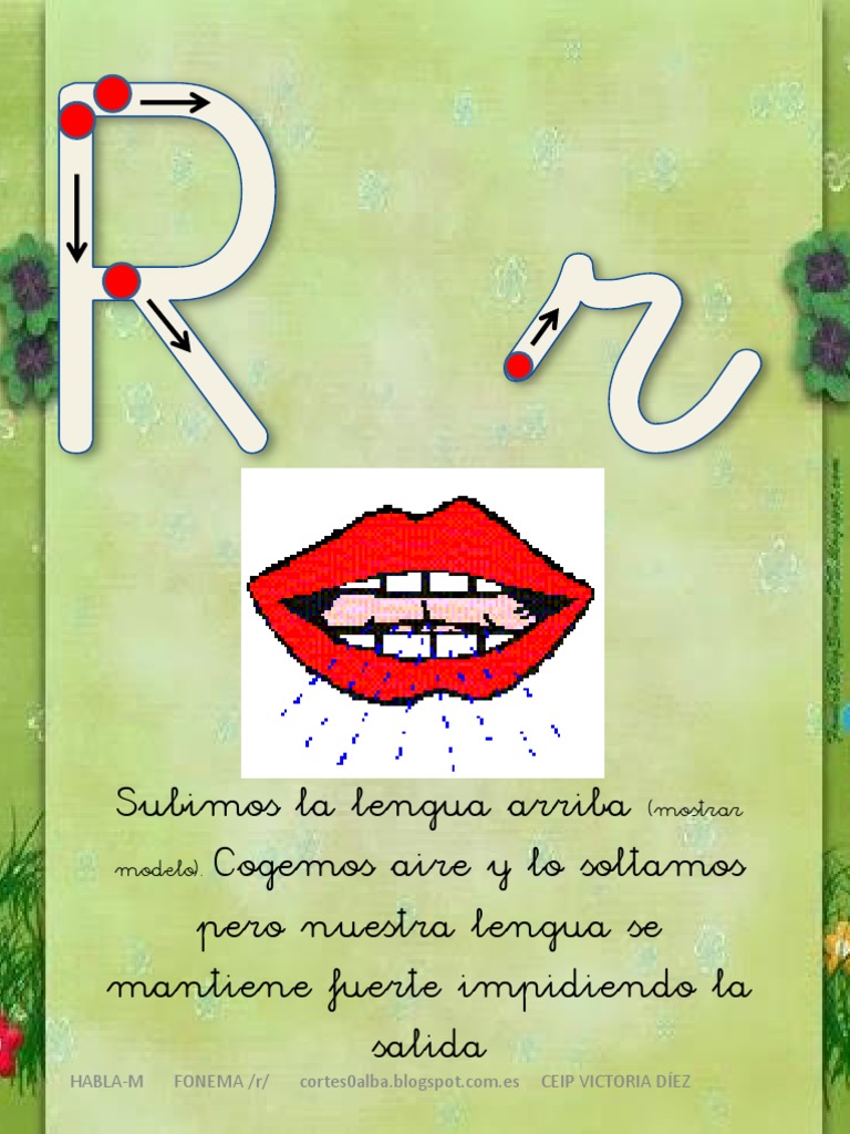 Actividades para Mejorar el Fonema /r/ | PDF