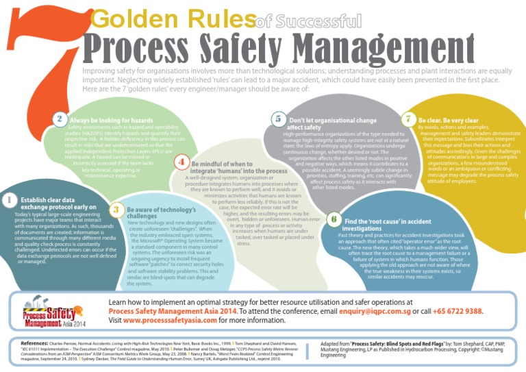 Golden Rules of Process Safety | Error | Risk