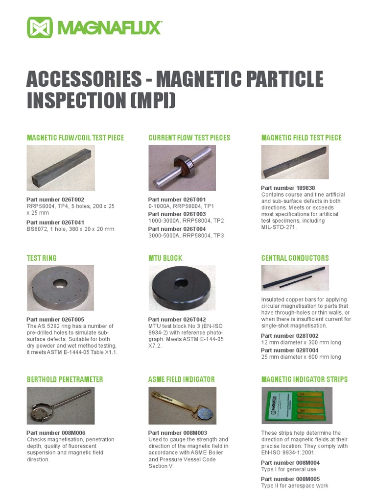 MPI Accessories for Engineers | PDF | Electrical Connector | Magnetic Field