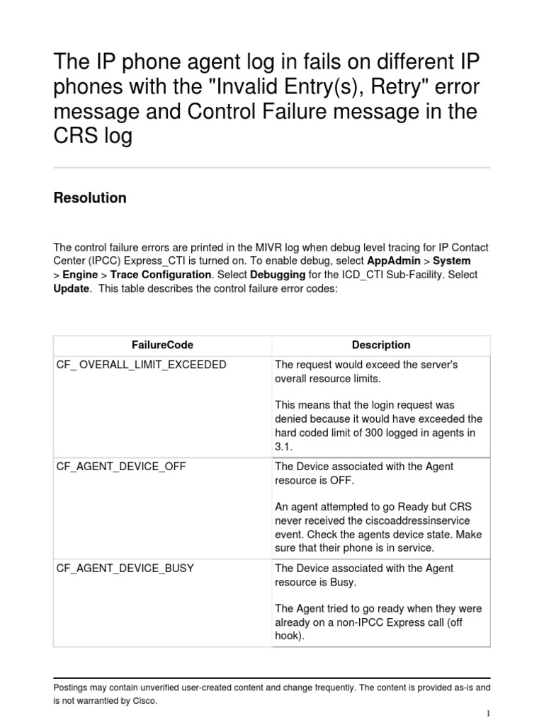 Agent Login Errors&Troubleshooting | PDF | Login | Debugging