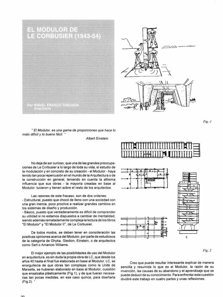 El Modulor Le Corbusier