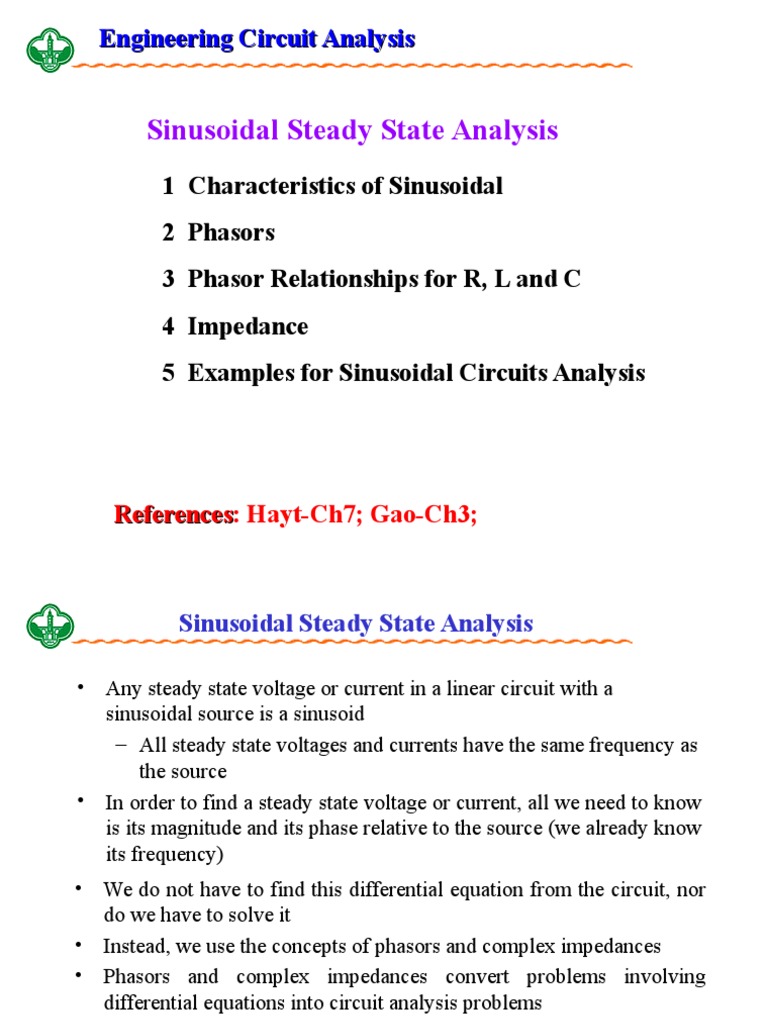 Engineering Circuit Analysis | PDF | Electrical Impedance | Electronics