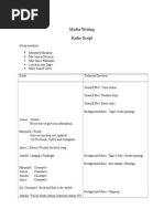 Radio Script Example | PDF