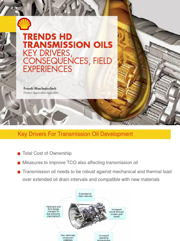 Transmission Oil Trends & Innovations | PDF | Lubricant | Transmission ...