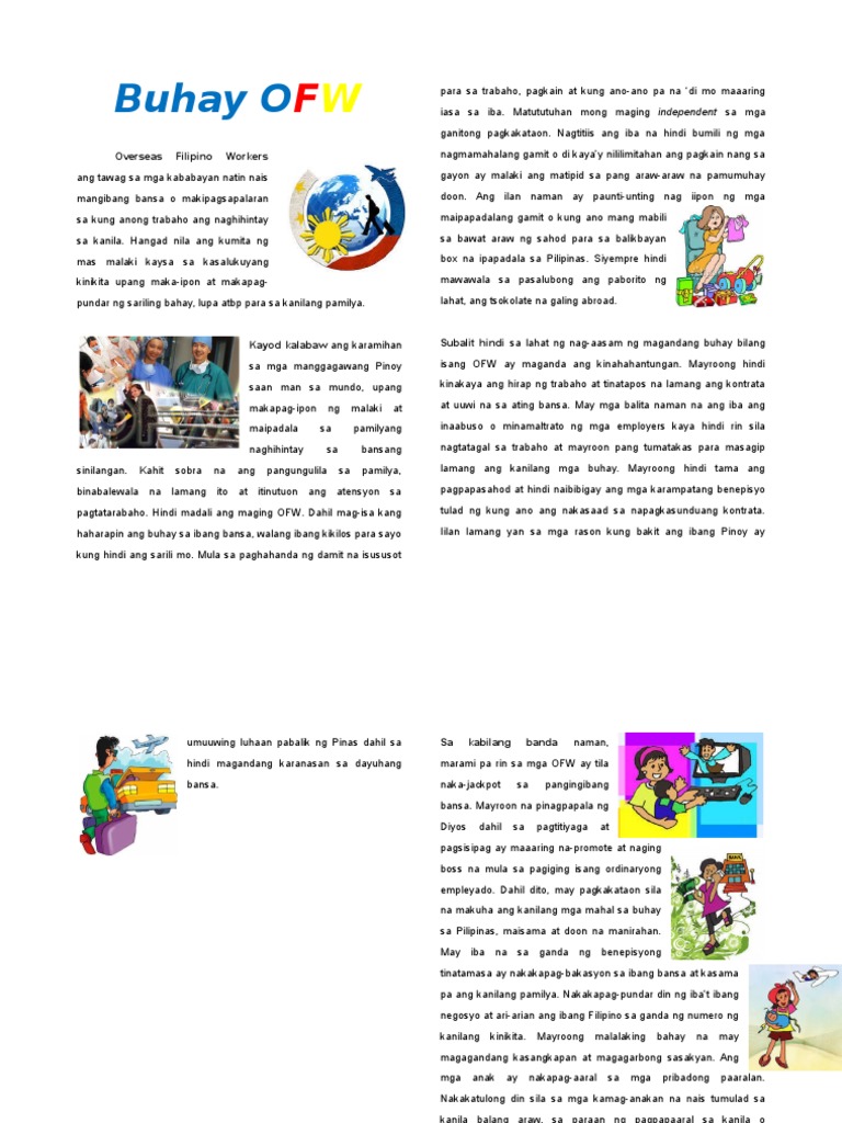 Buhay NG OFW | PDF