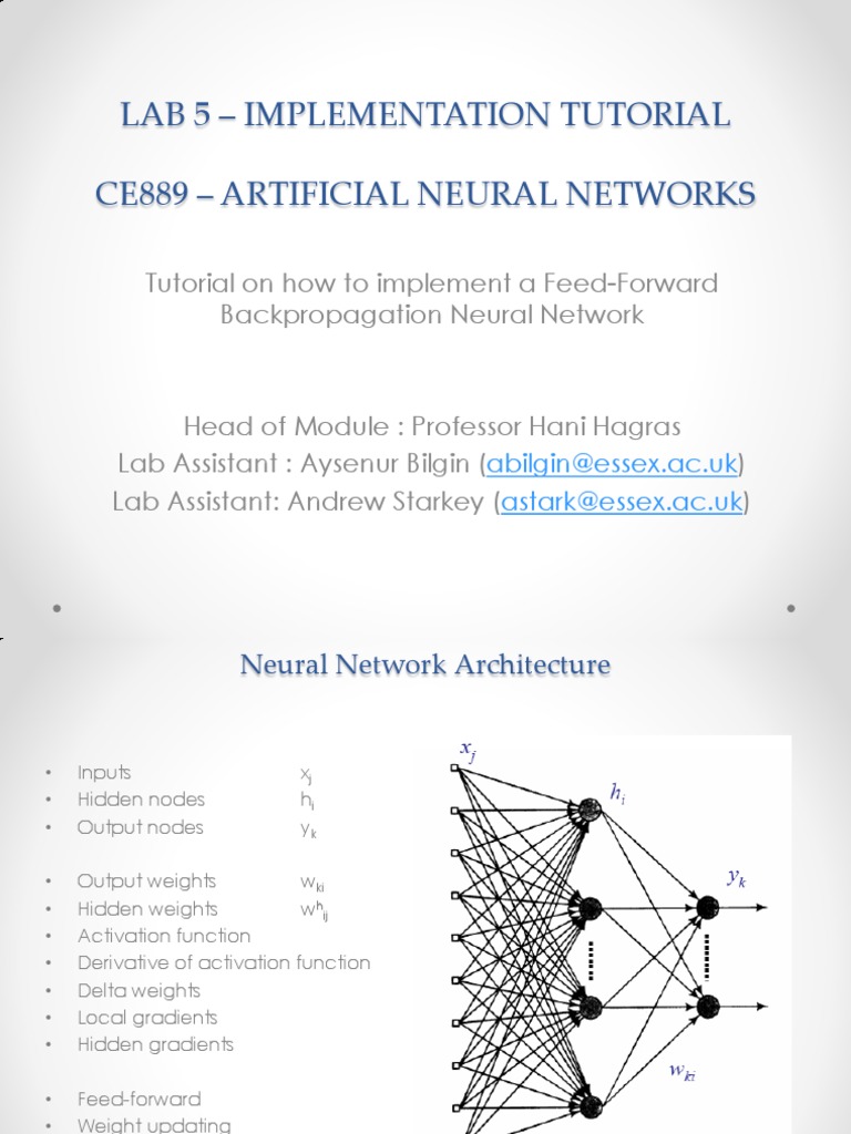 Lab5 PDF | PDF | Artificial Neural Network | Computational Science