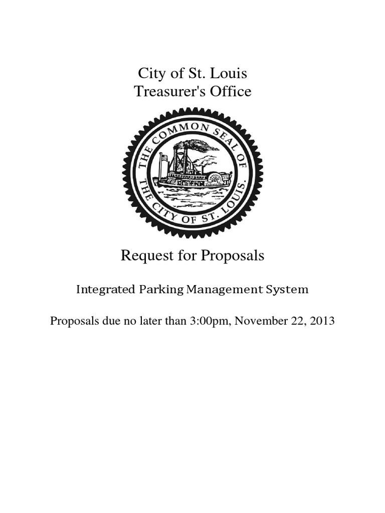 RFP Integrated Parking Management 2 | PDF | Request For Proposal ...