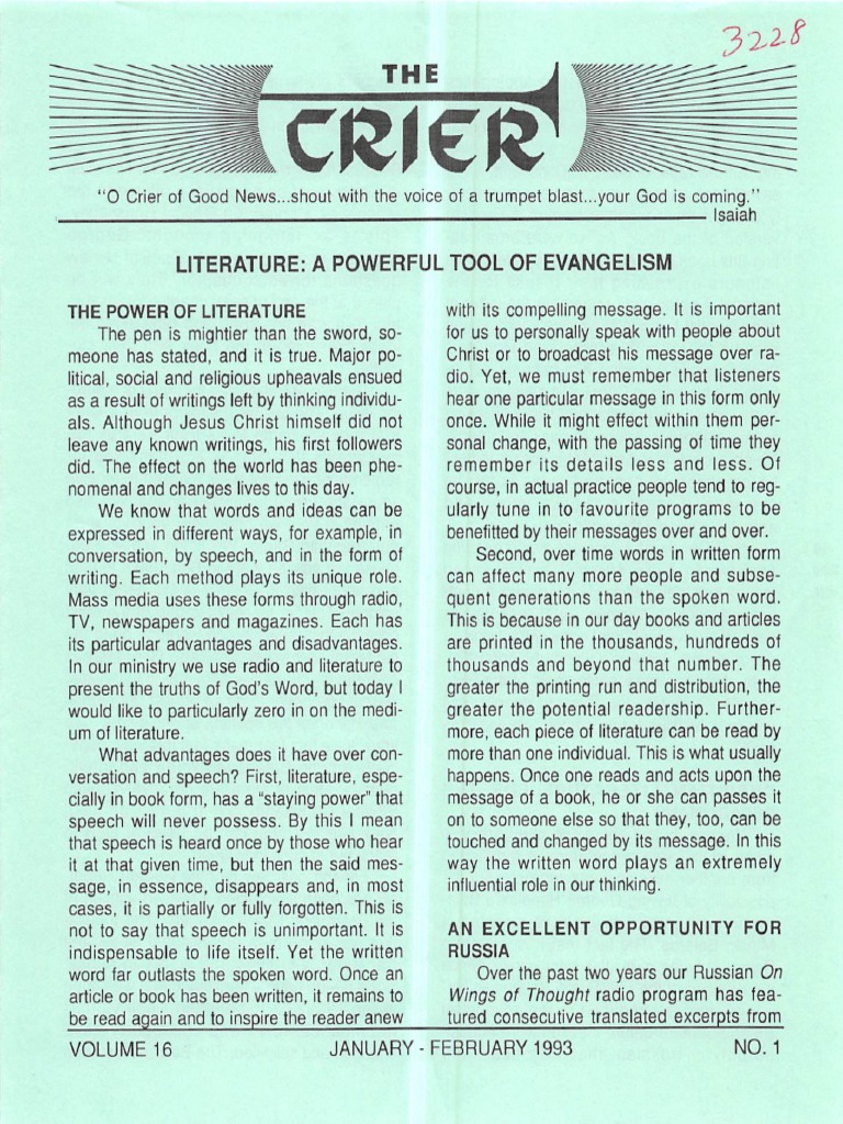 Bajenski George Vera 1993 Poland | PDF | Christian Church | Evangelism