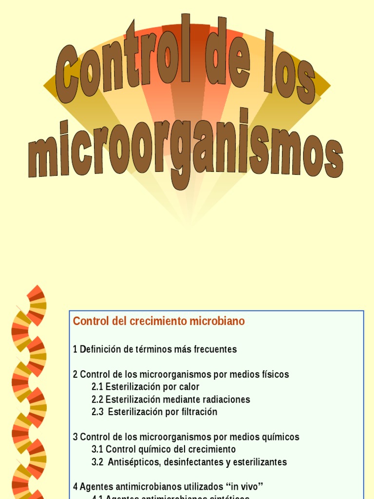 Control Microbiano: Métodos y Agentes | PDF | Esterilización ...