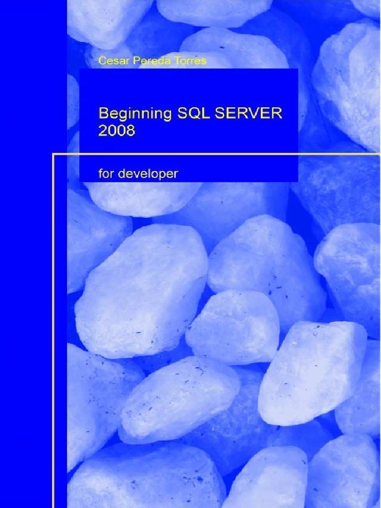 Beginning SQL SERVER 2008 Libre PDF | PDF | Servidor SQL de Microsoft ...