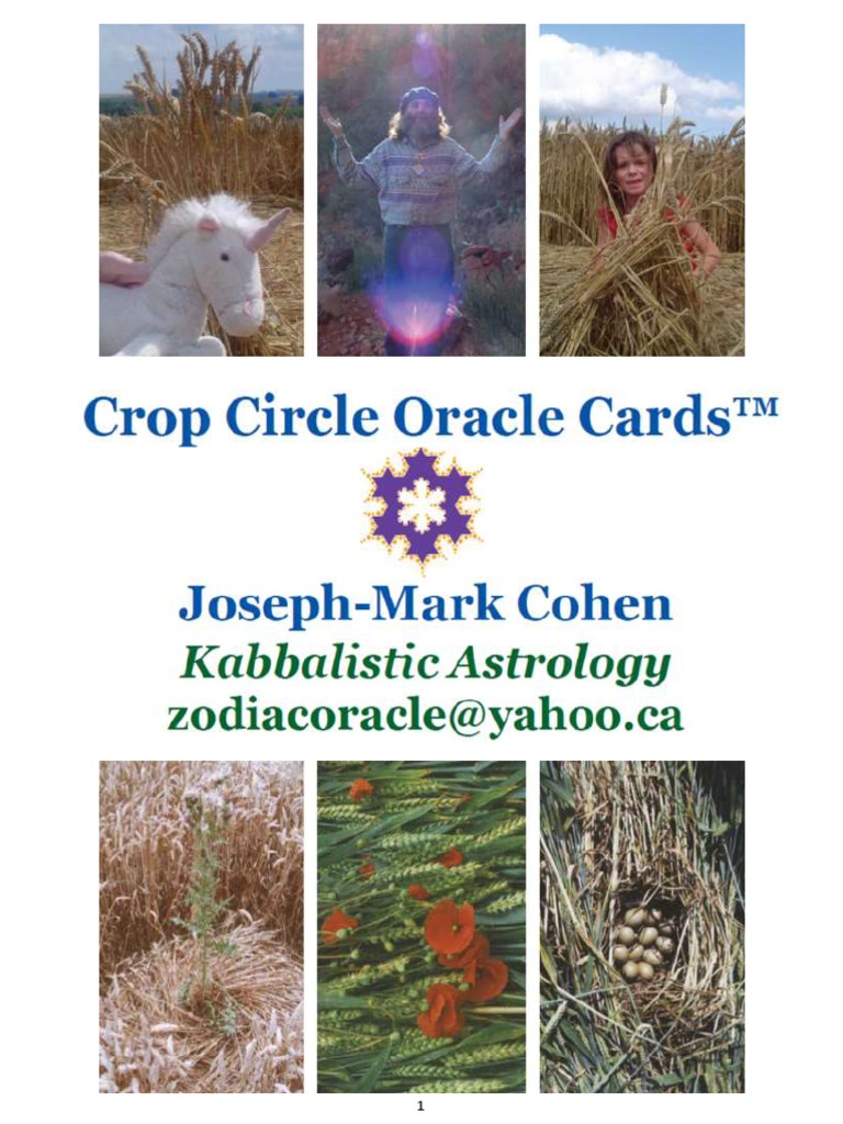 Crop Circle Oracle Cards - Ebooklet - JMC PDF | PDF | Technology ...
